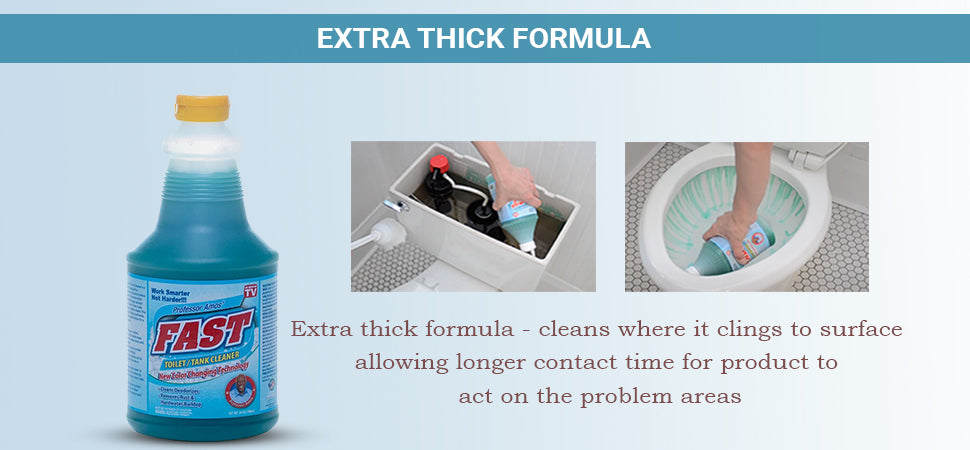 Fast Toilet and Tank Concentrate Cleaner