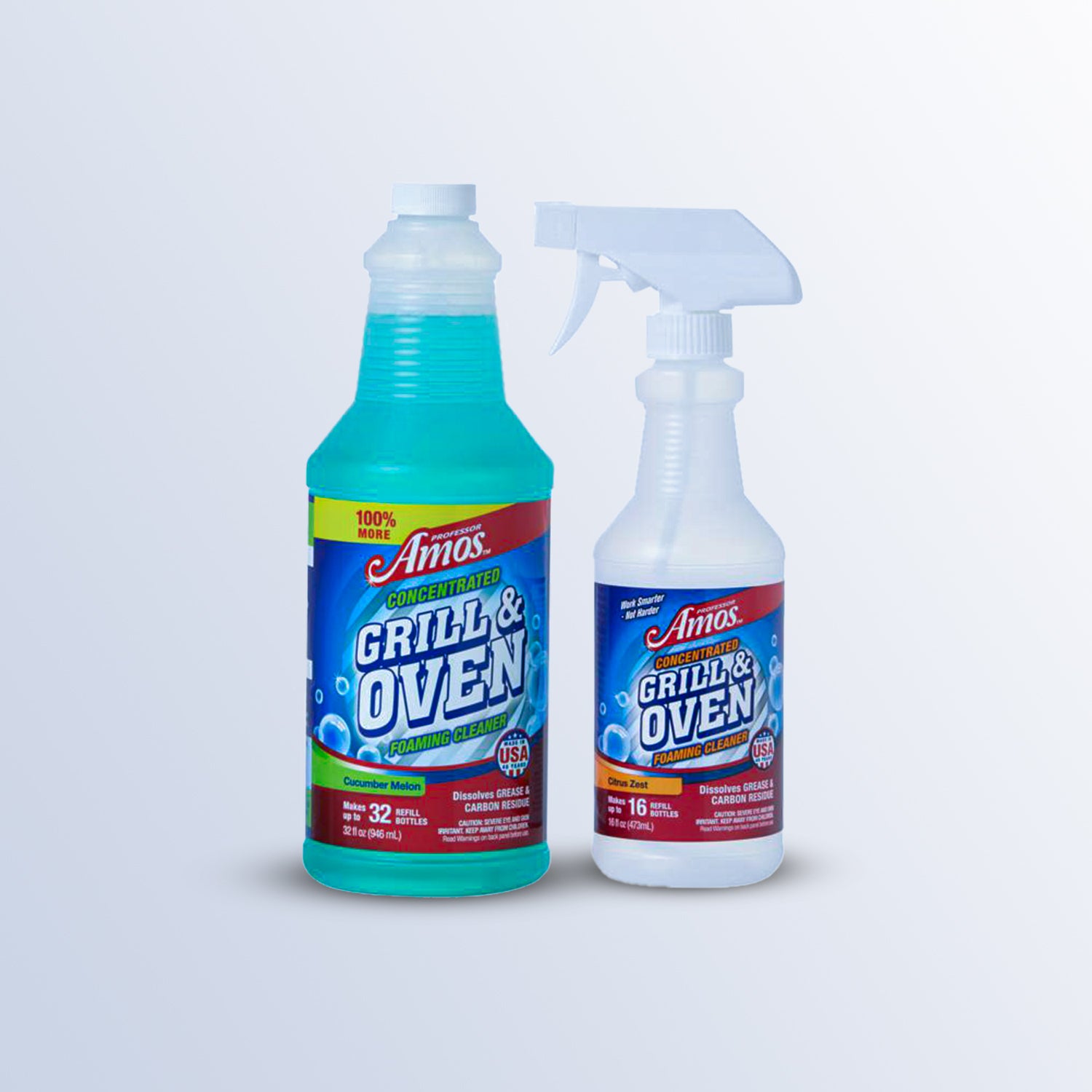 Professor Amos Grill & Oven Concentrate Cleaner | 32 Oz Kit