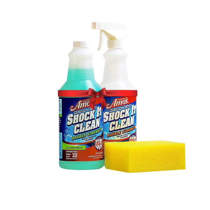 Shock It Clean ™ Double Strength Kit Makes Up To 32 Bottles | All ...