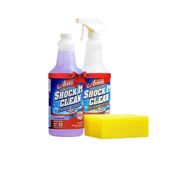 Shock It Clean ™ Double Strength Kit Makes Up To 32 Bottles | All ...